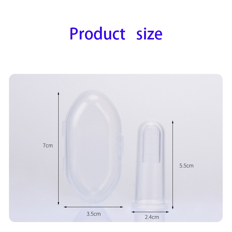 Periuta de dinti din silicon, MEDILOGIC™, degetar 3 luni+ - eMAG.ro