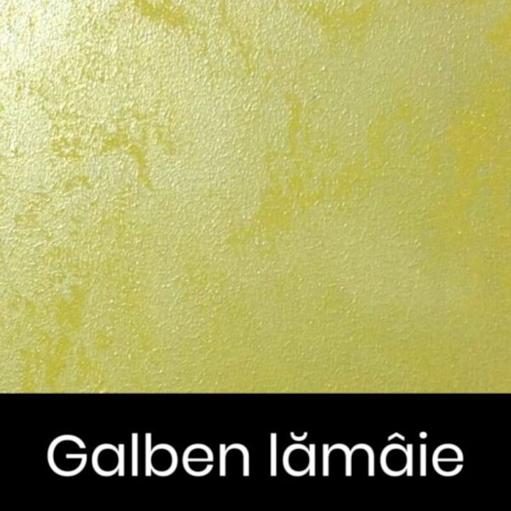 Vopsea decorativa Perla Luxury cu Fulgi Perlati, Galben Lamaie, 2, 5 L ...