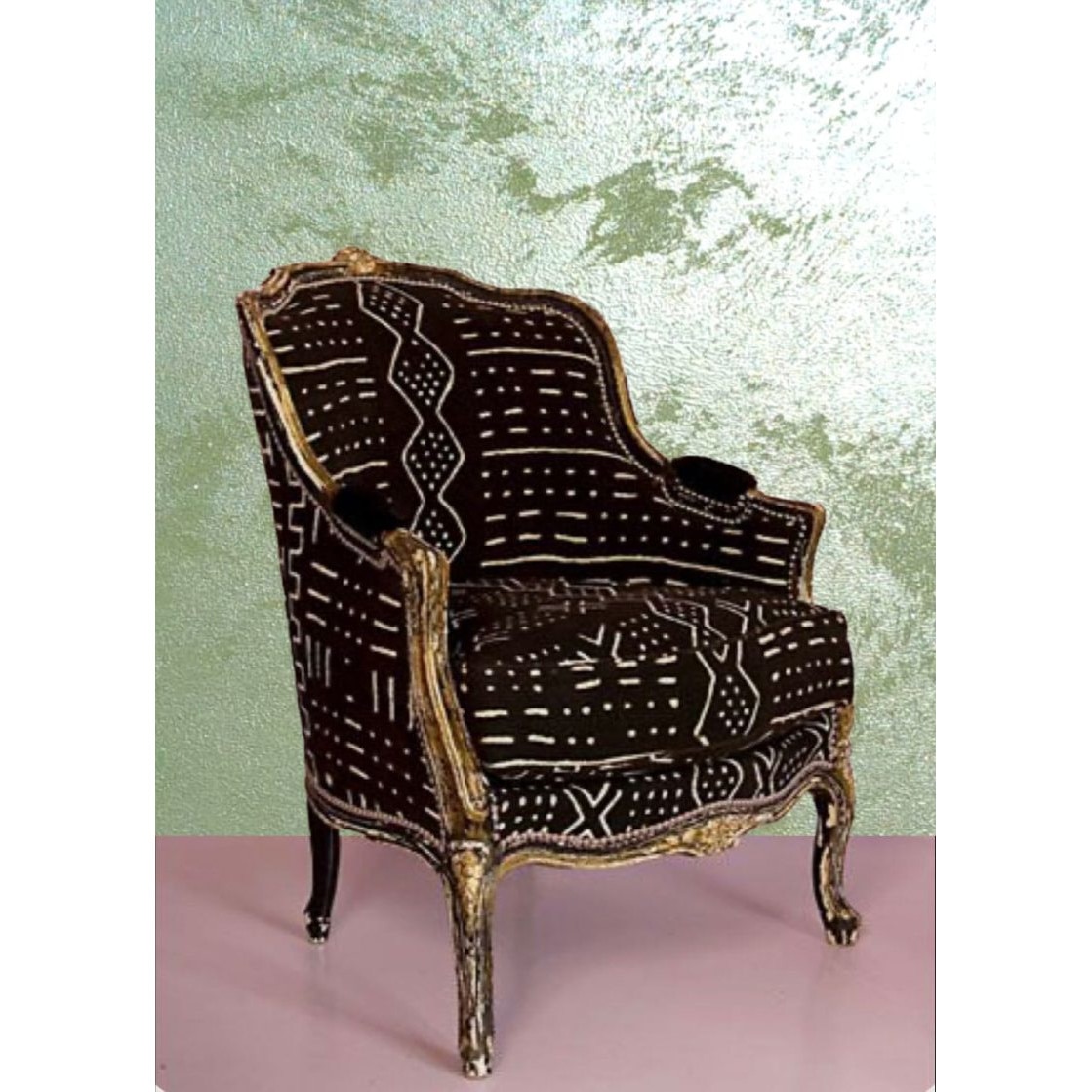 Set vopsea decorativa Eva Madreperla Verde Fistic, cu Fulgi de Sticla ...