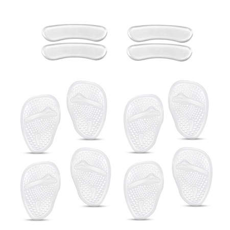 Set 12 Branturi din silicon si tampoane metatarsiene pentru calcai ...