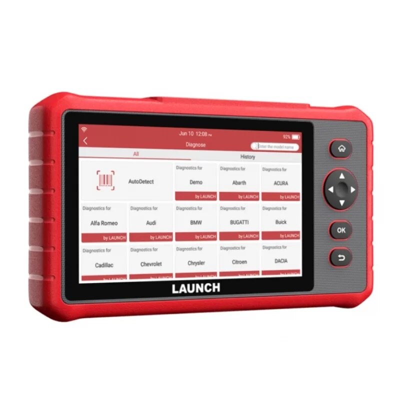 Scaner auto multimarca Launch CRP 909X meniu in limba engleza cutie ...