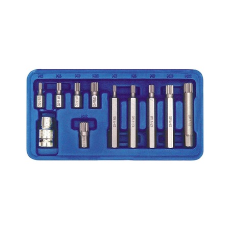 Комплект битове SPLINE и адаптер Vorel, 11 бр - eMAG.bg