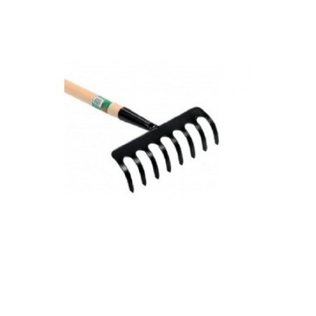 Grebla cu 6 dinti Flo, coada de lemn - eMAG.ro