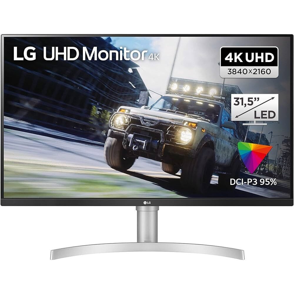 Monitor 31.5 inch LED LG Electronics 32UN550P-W 3840 x 2160 pixeli, 60 ...