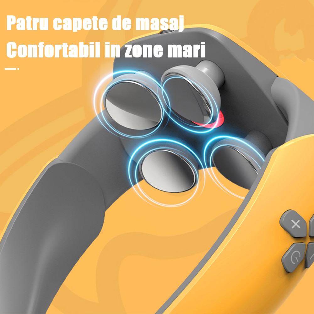 Aparat de masaj cervical, TENS Impuls Electromagnetic, 6 moduri, 7 ...