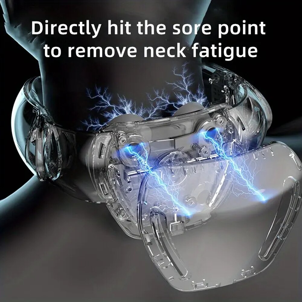 Aparat de masaj cervical, TENS Impuls Electromagnetic, 6 moduri, 7 ...