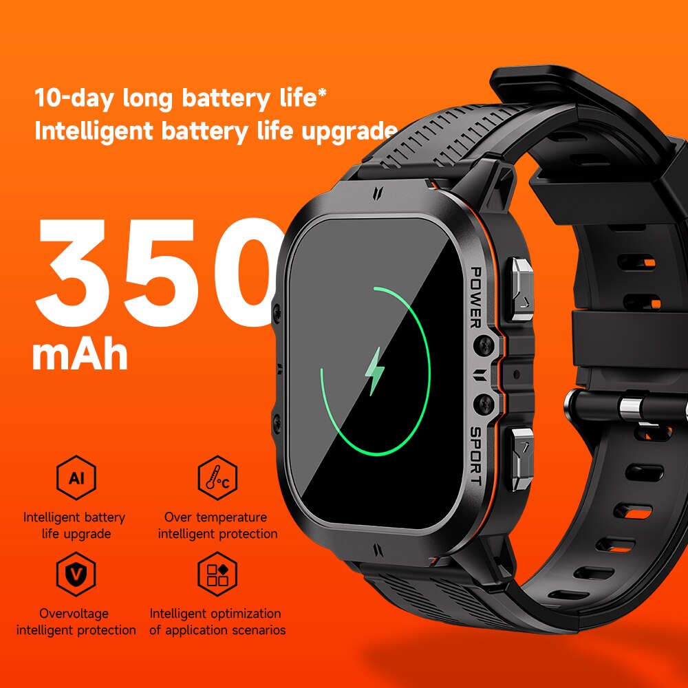 Ceas Smartwatch 1.96” AMOLED Full Touch 410*502 HD Always ON Display ...