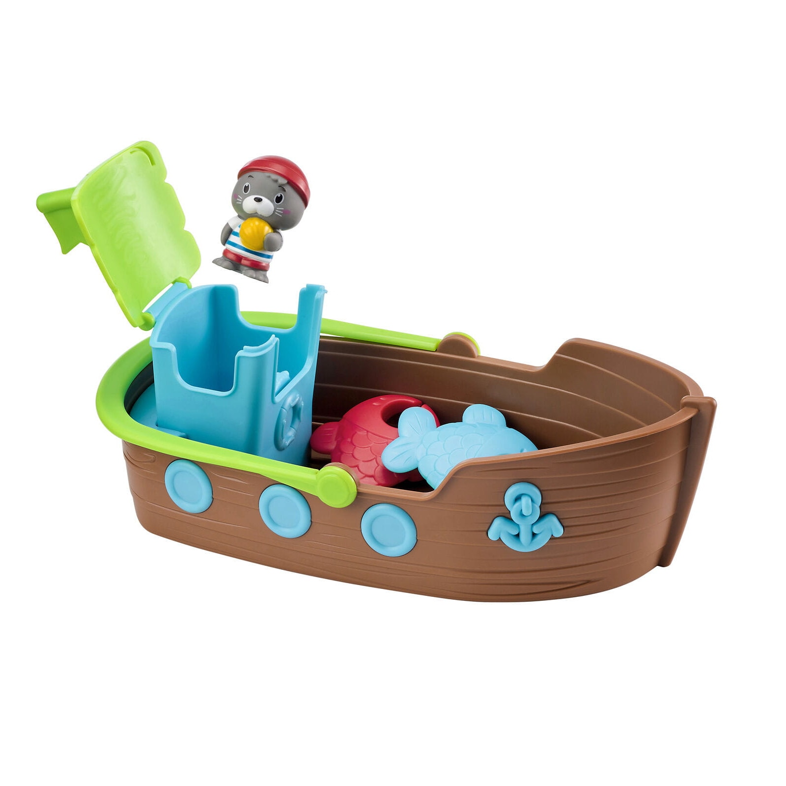 Jucarie 3 in 1 - Barcute pentru baie cu figurina Morsa - eMAG.ro