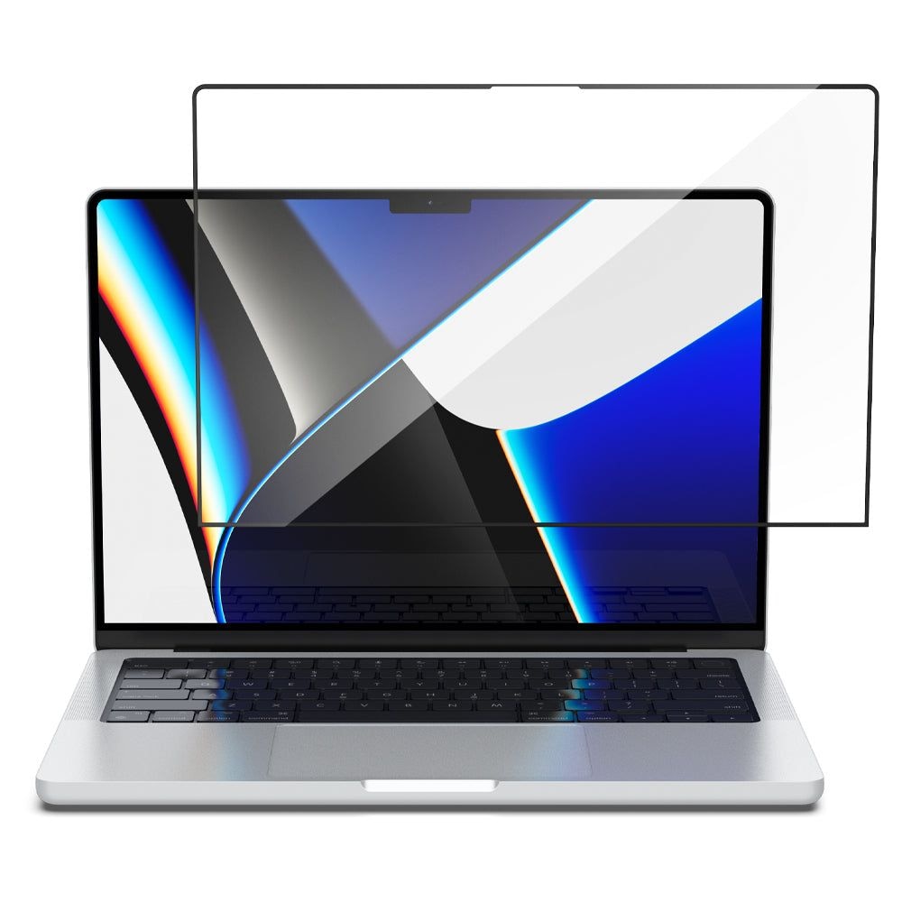 Folie pentru Macbook Pro 14" 2021/2022/2023, Glas.tR Slim, C1866, Black ...