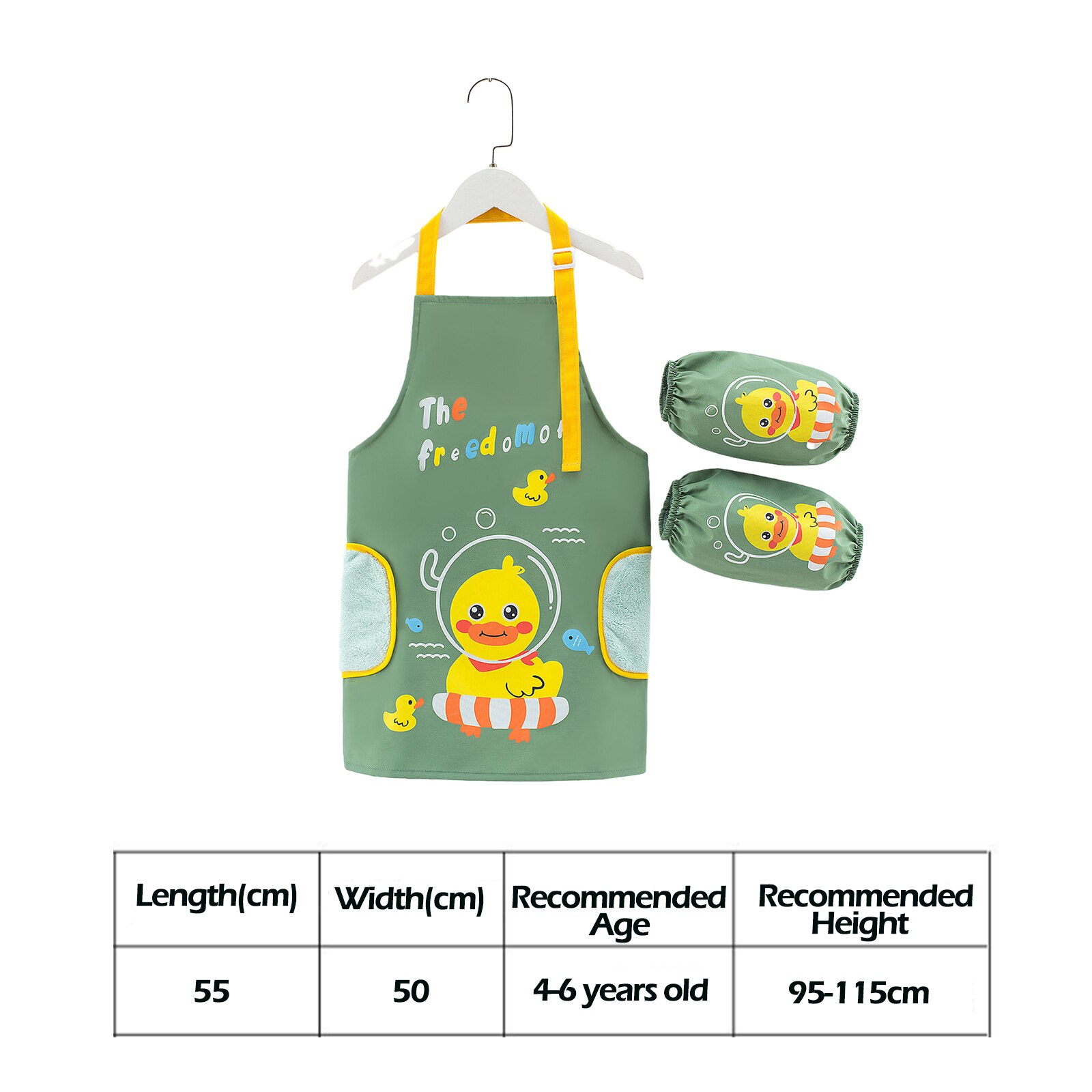 Set sort si maneci pentru copii 4-6 ani, NUODWELL, Cu curea de umar ...