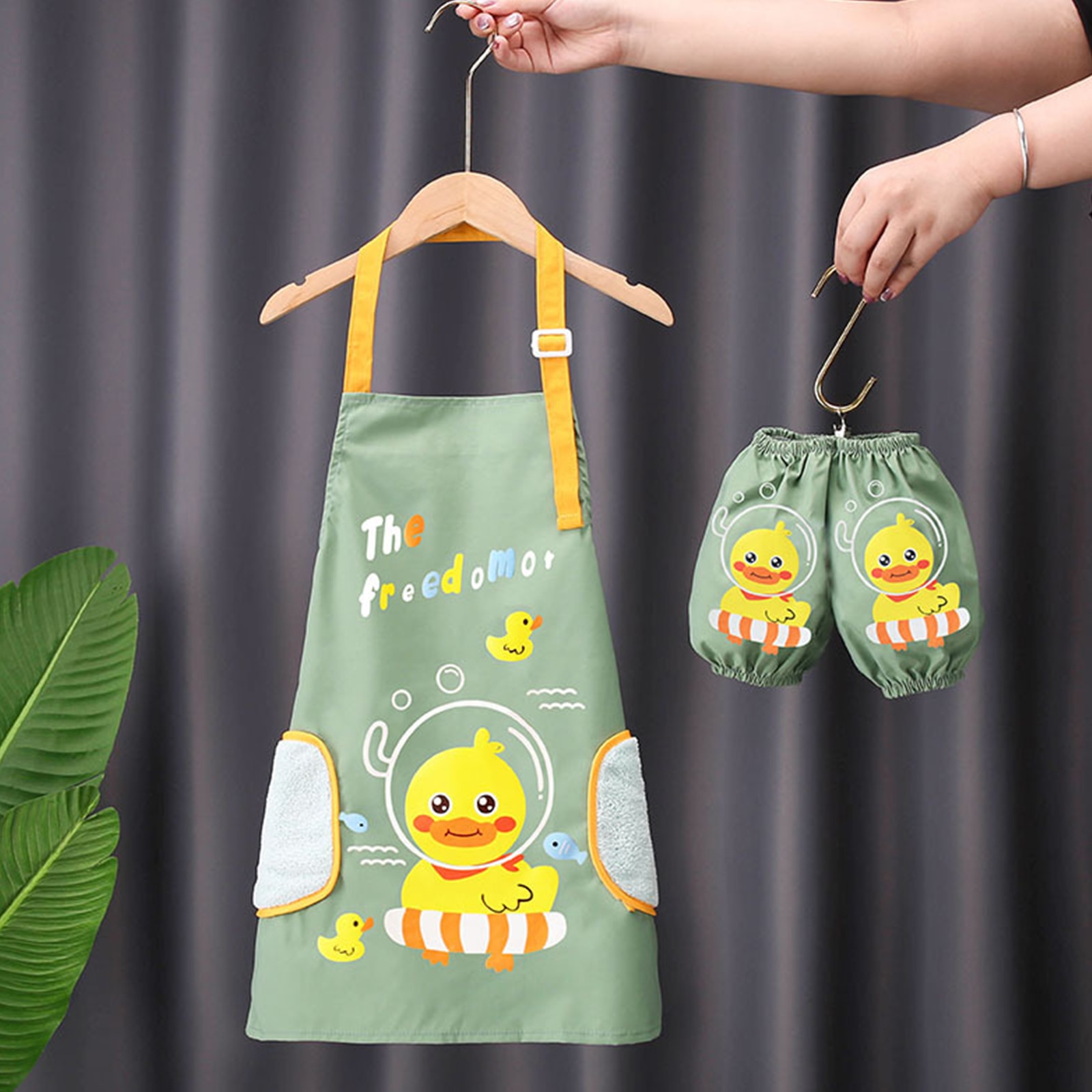 Set sort si maneci pentru copii 4-6 ani, NUODWELL, Cu curea de umar ...