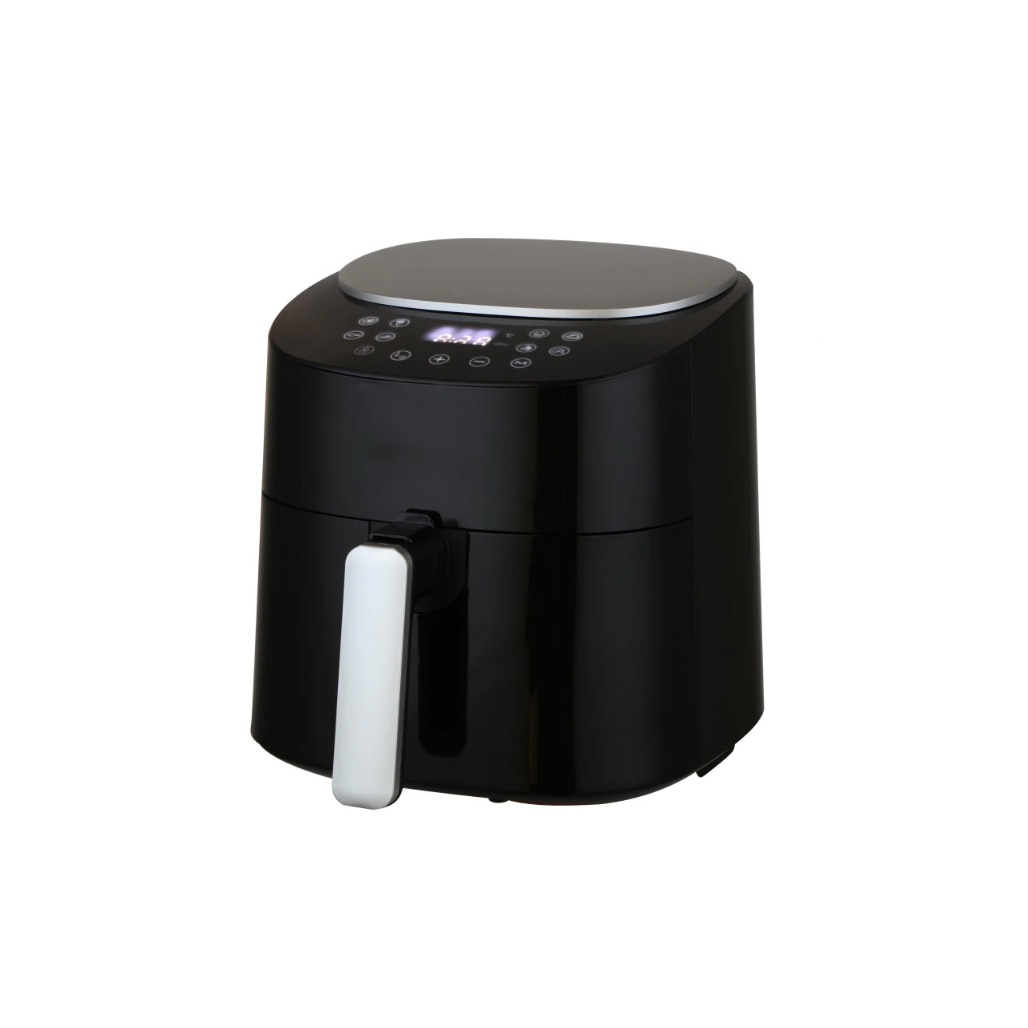 Friteuza Airfryer cu aer cald Rosberg R51980-O, 1300 W, 4,2 L, Digital ...