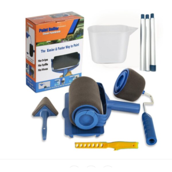 Set Trafalet Paint Roller Profesional cu umplere + rezervor si ...