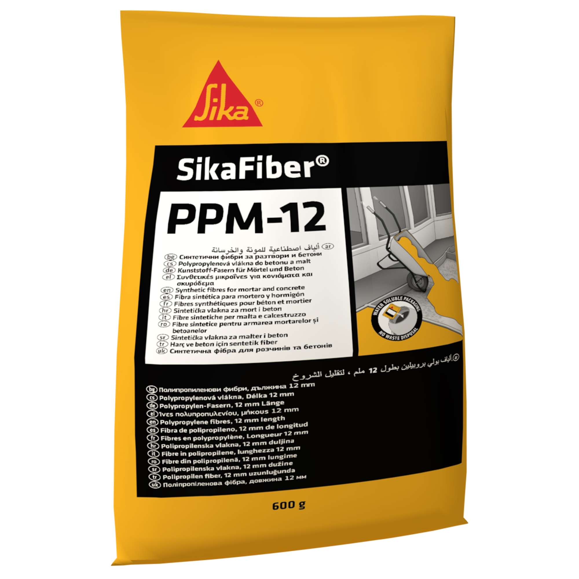 Fibre pentru armare betoane, sape si mortare SikaFiber PPM-12, punga ...