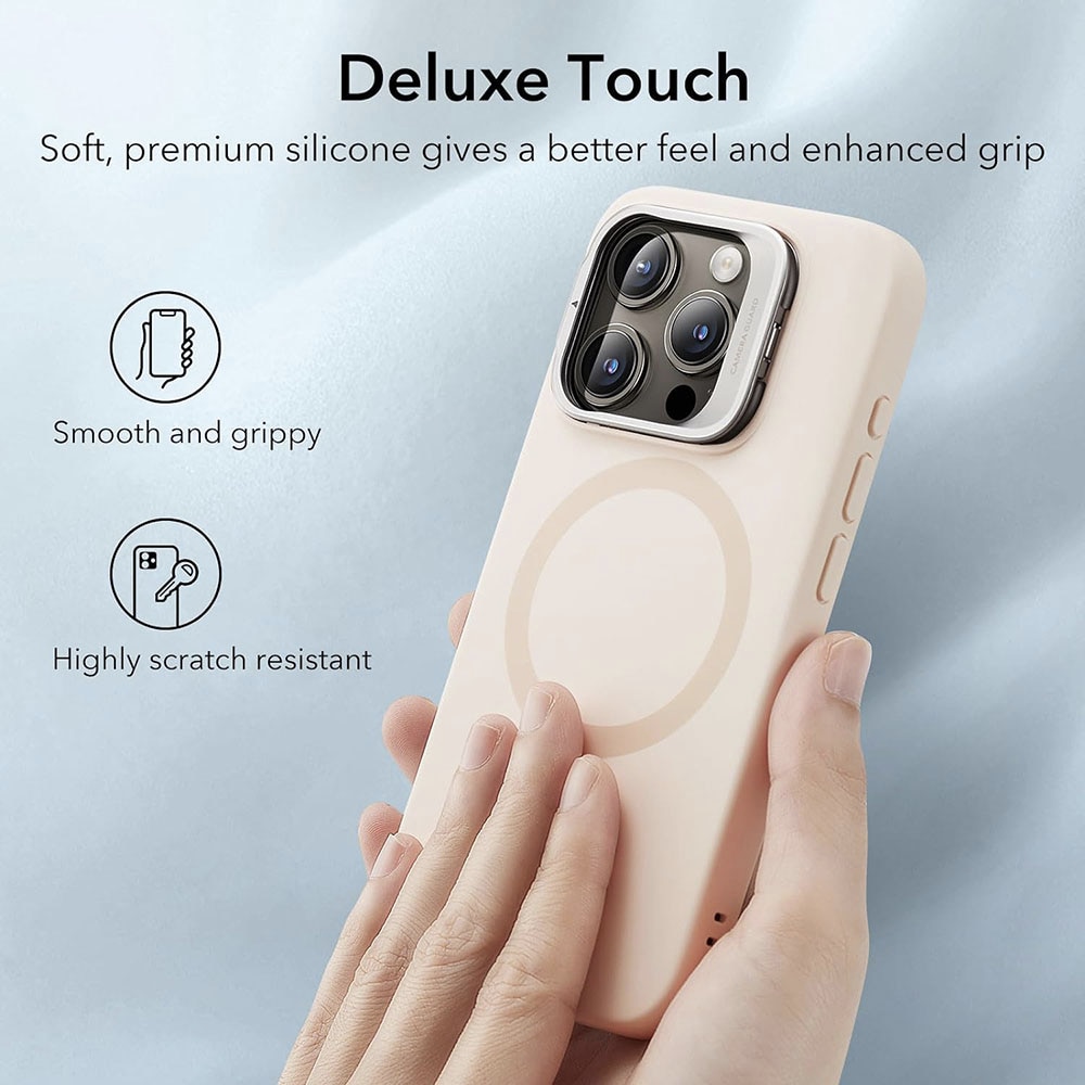 Husa de protectie MagSafe pentru Apple iPhone 15 Pro, Policarbonat, Soft Feeling, Kickstand, TPU ...