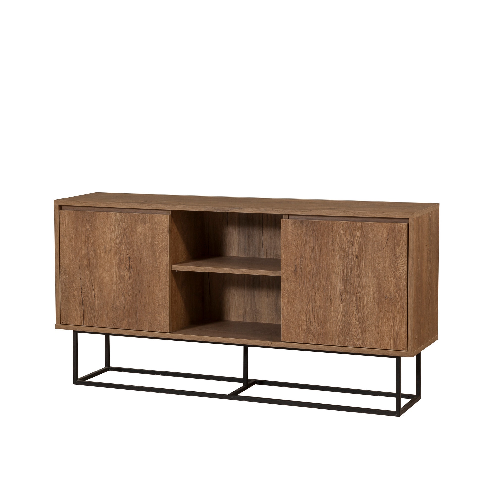 Consola, Zela, Nuc-Negru, 140 x 36 x 72 cm - eMAG.ro