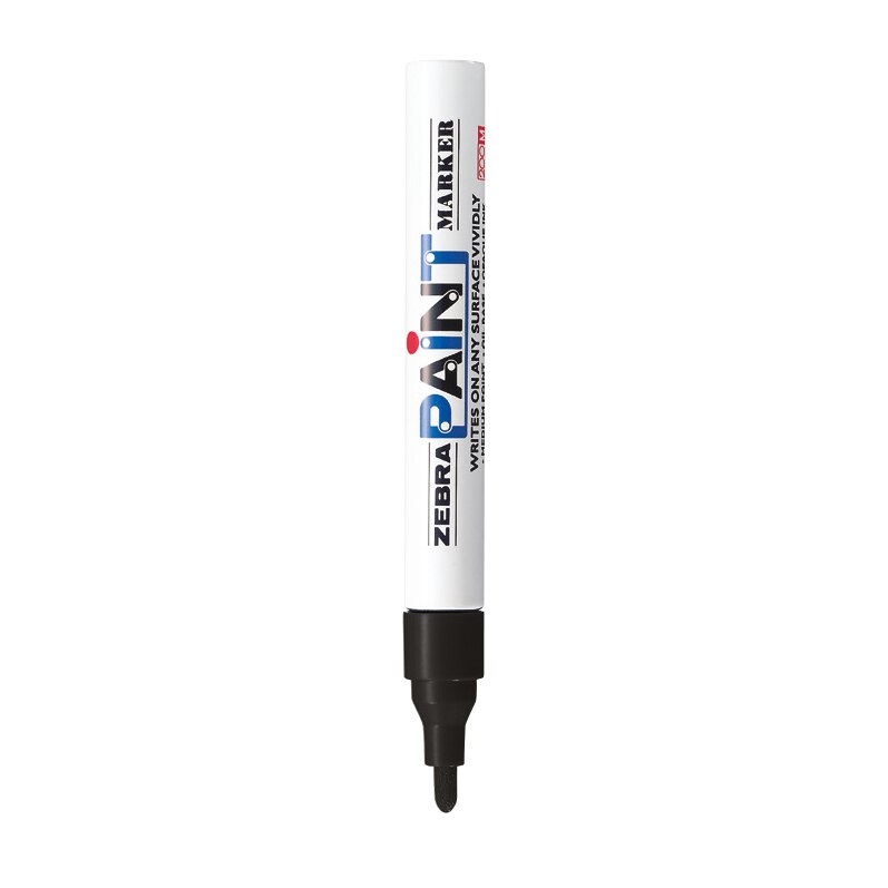 Marker cu lac Zebra Paint Marker, 3 mm, negru - eMAG.ro