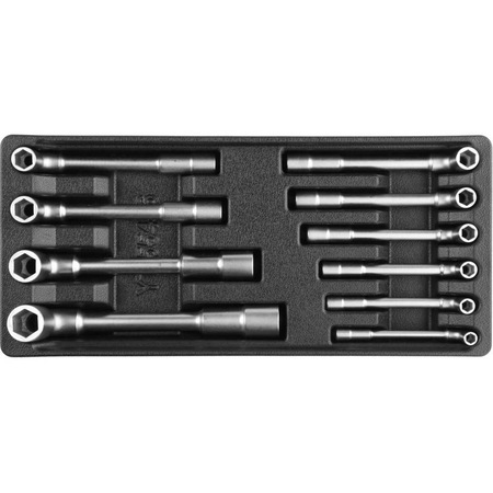 Set 10 chei tubulare tip L, 7-19mm, Yato, pentru dulap scule - eMAG.ro