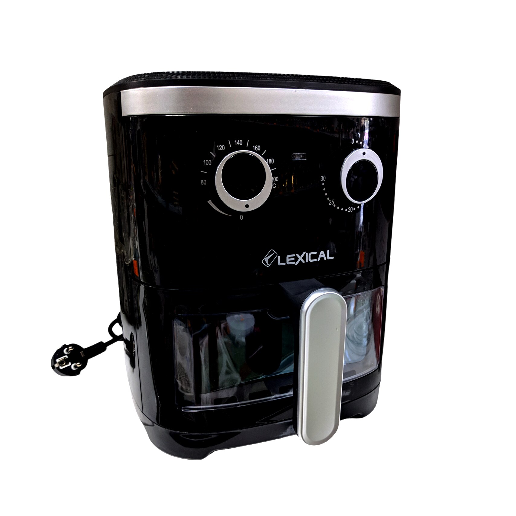Здравословен фритюрник с горещ въздух Lexical Airfryer, 4.5L, 1300W ...