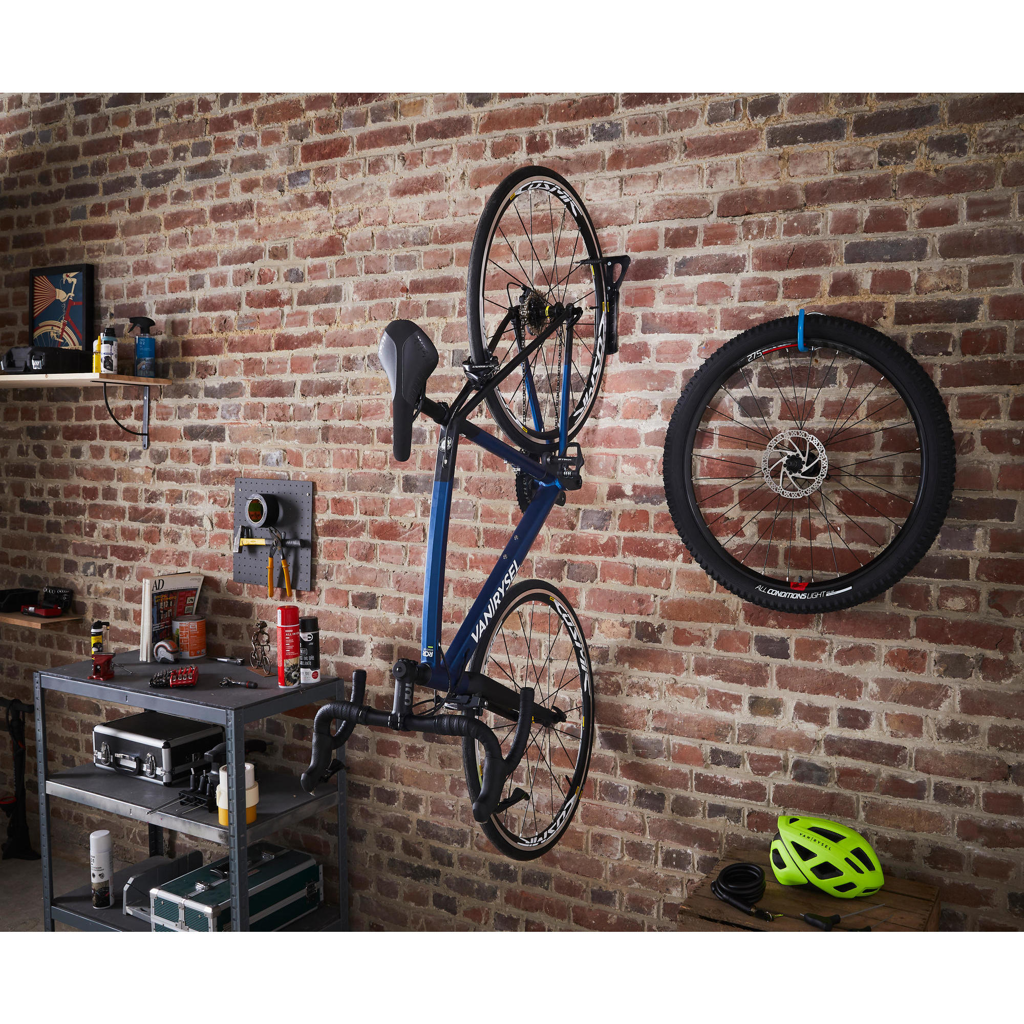 Suport pentru sustinere bicicleta, Zola®, sarcina maxima 35 kg ...