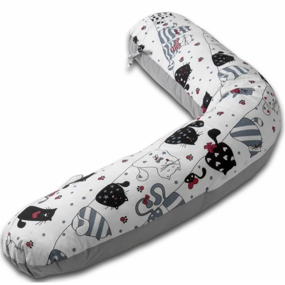 Perna gravide 3 in 1 cu husa detasabila Kidizi Lena XXL, lungime 180 cm ...