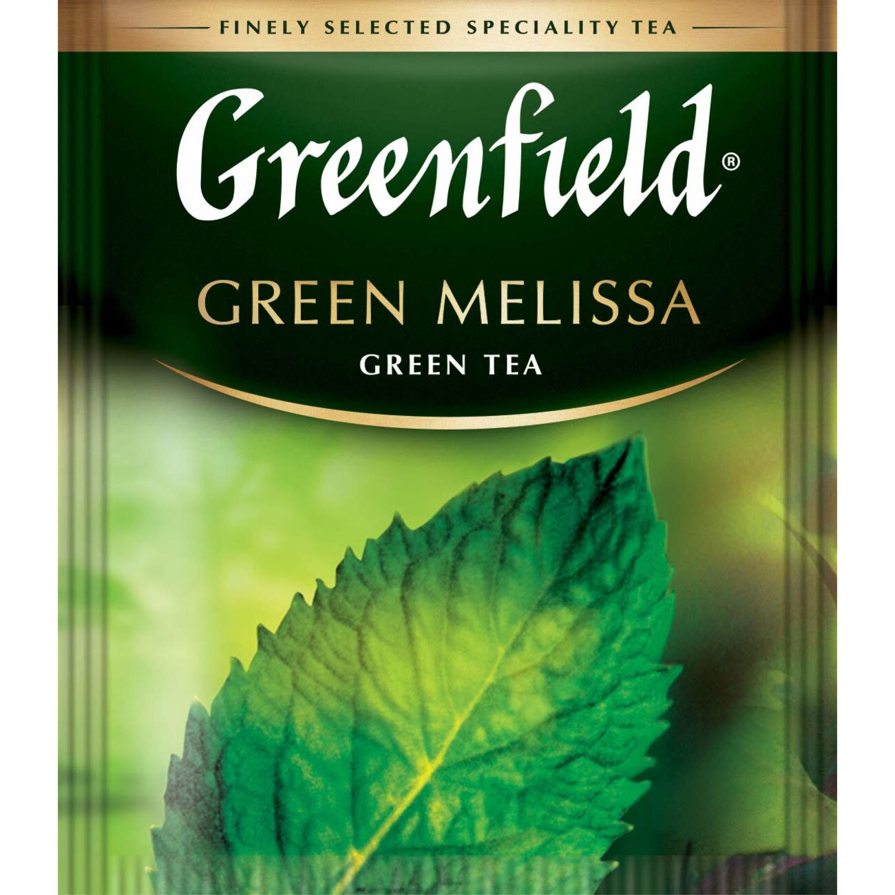 Ceai verde Greenfield Green Melissa, 25 pliculete x 2 g, cu aroma de ...