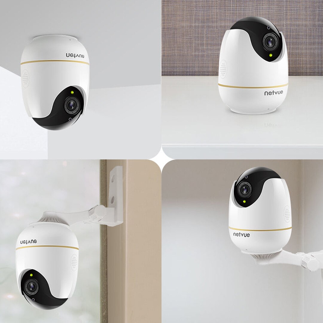 Camera de securitate pentru interior Netvue Orb Cam, 1080P HD, Motion ...
