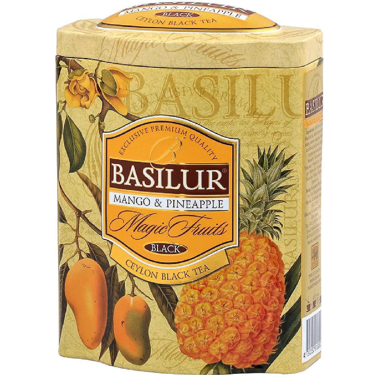 Ceai negru ceylon Mango & Pineapple, cu portocale, floare de colt ...