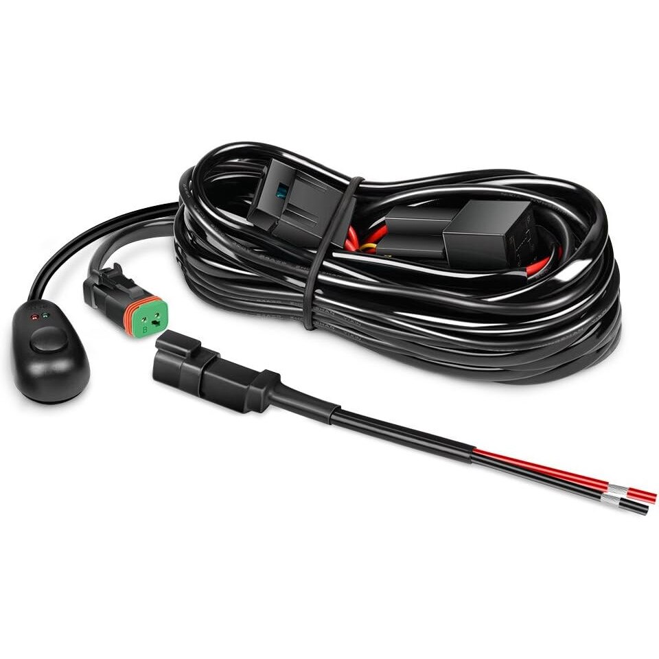 Cablaj instalatie electrica proiectoare auto cu o iesire si mufa pentru ...