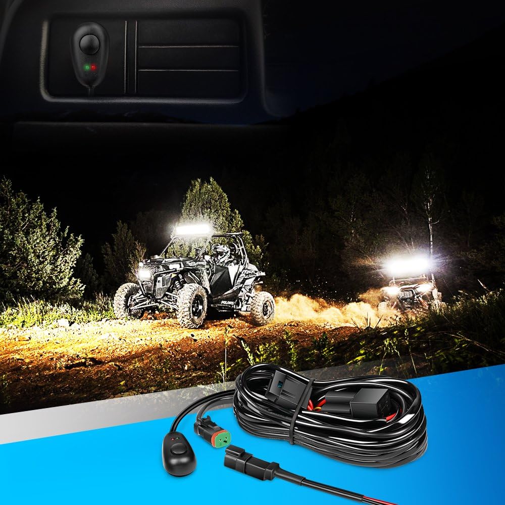 Cablaj instalatie electrica proiectoare auto cu o iesire si mufa pentru ...