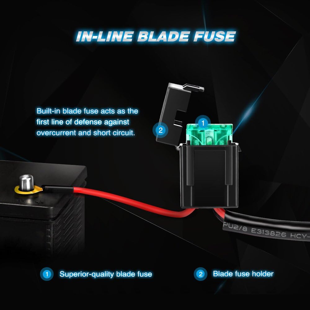 Cablaj instalatie electrica proiectoare auto cu o iesire si mufa pentru ...