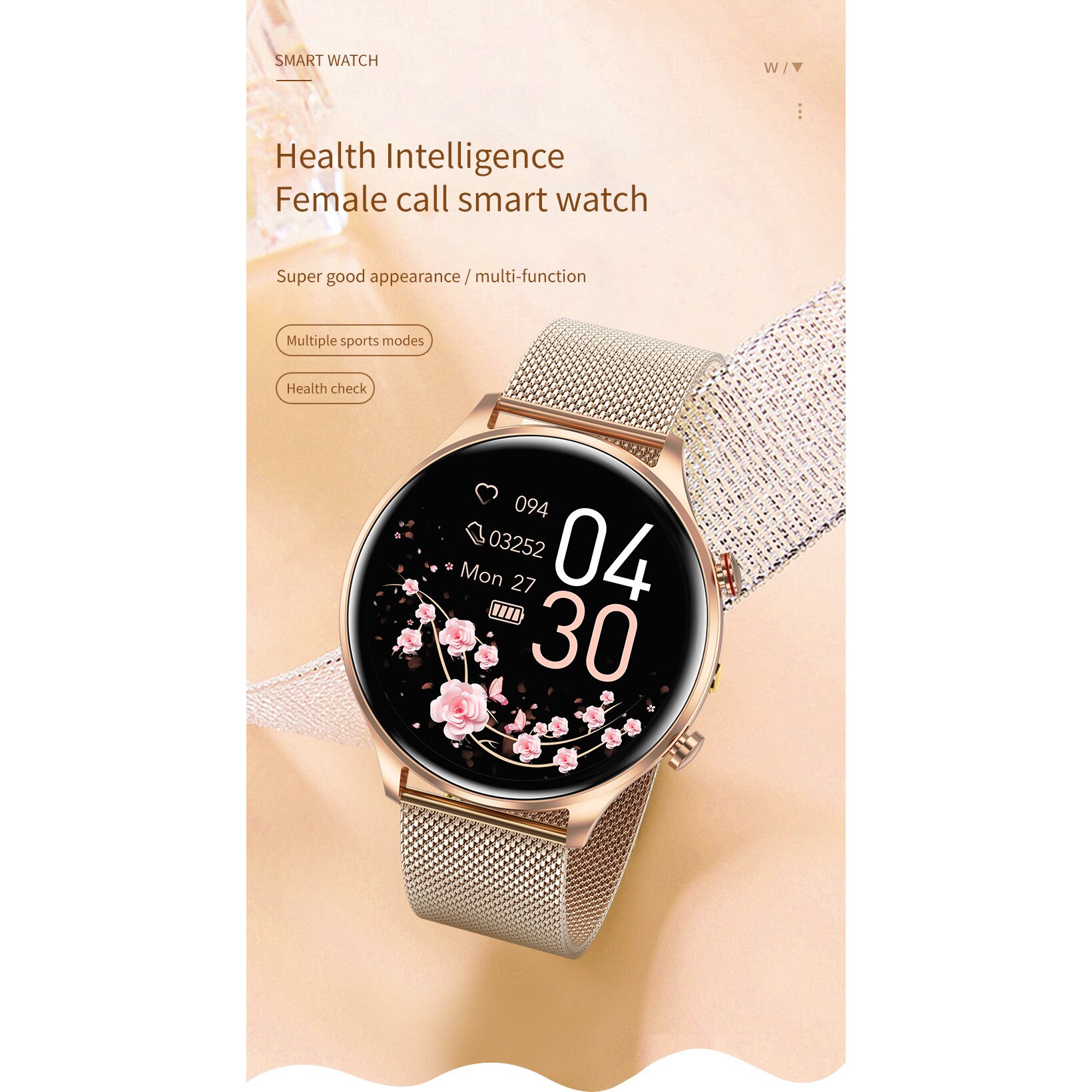 Ceas Smartwatch, Alhena®, Bluetooth, Apel telefonic, Memento de ...