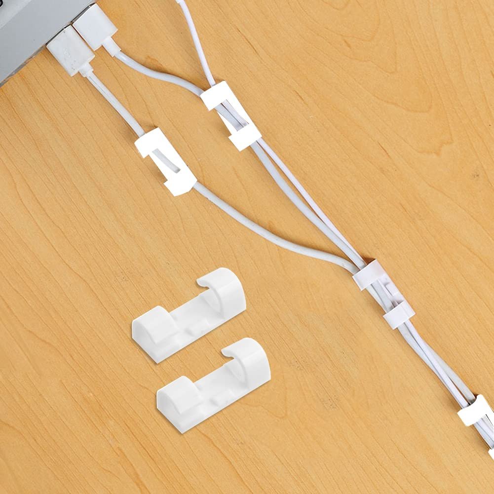 Set de 36 cleme autoadezive pentru organizarea cablurilor Kiuiom ...