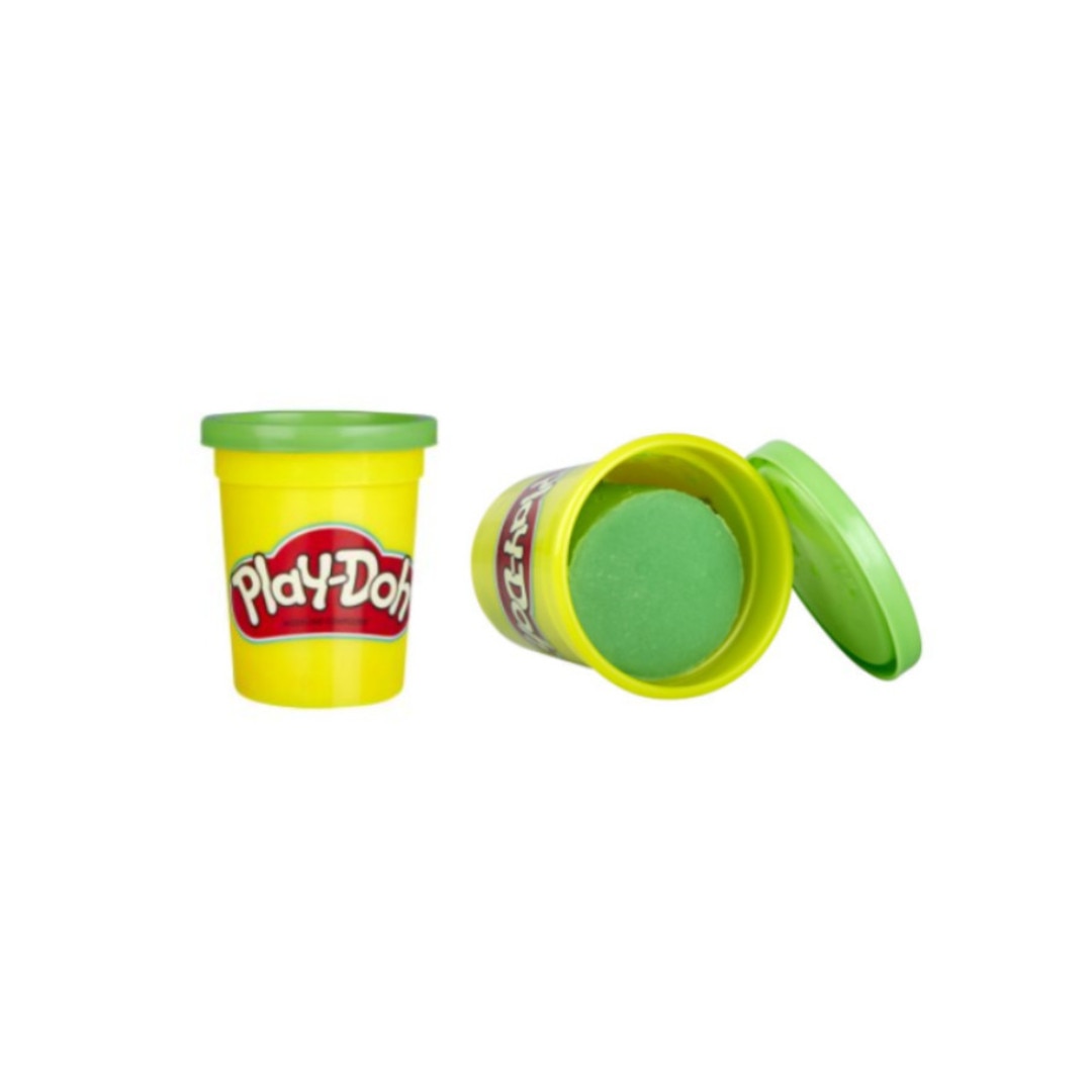 Комплект от 2 пластилинови туби, Play-Doh, 3+ години, 224 гр., Зелен ...