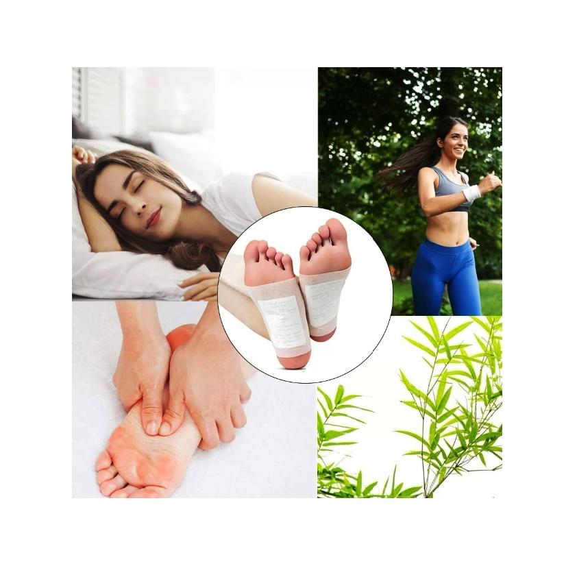 Plasturi 200 bucati TIP Kinoki detox cu vitamina C, E si uleiuri ...