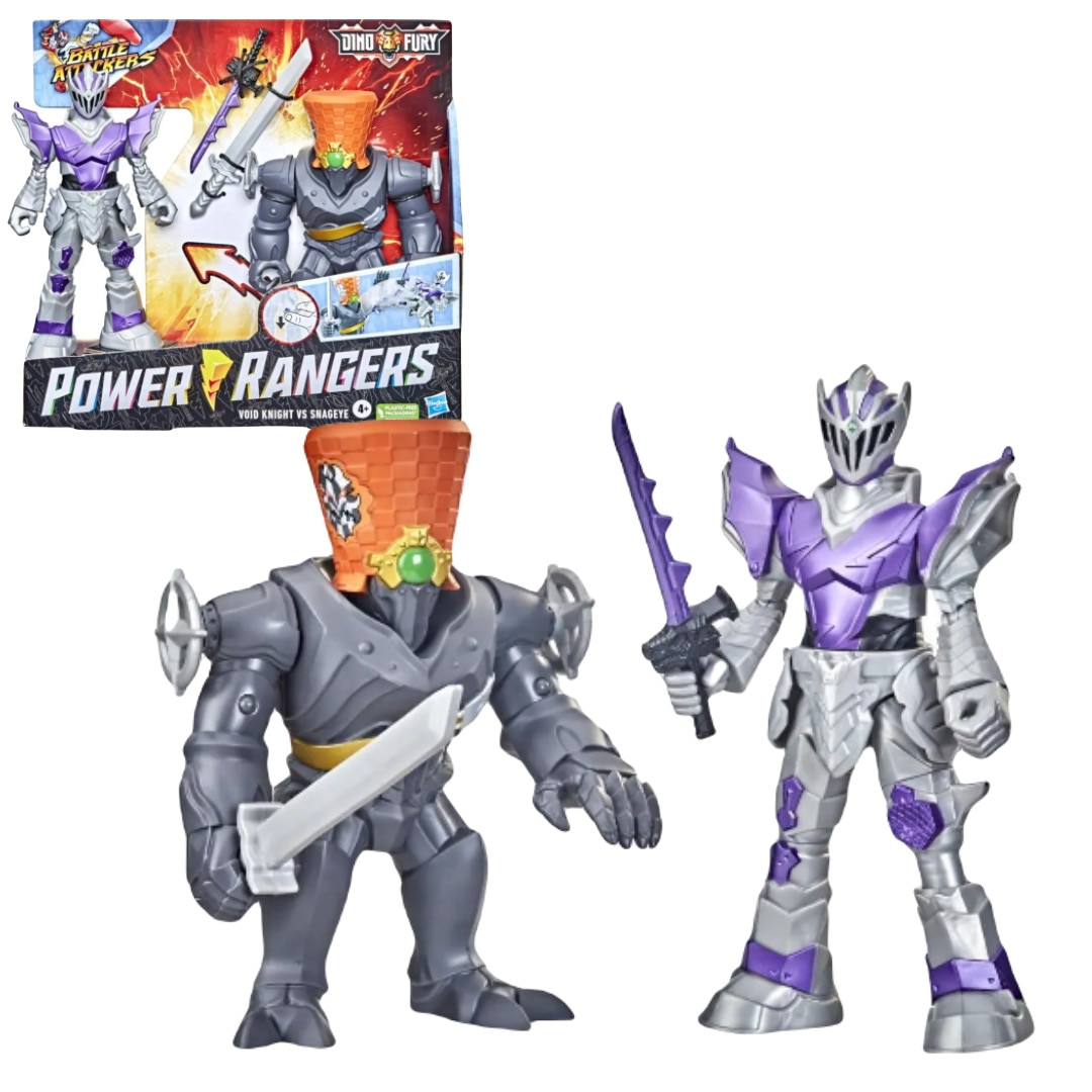 Set 2 figurine Power Rangers, Hasbro, Plastic, Multicolor, 4 ani - eMAG.ro