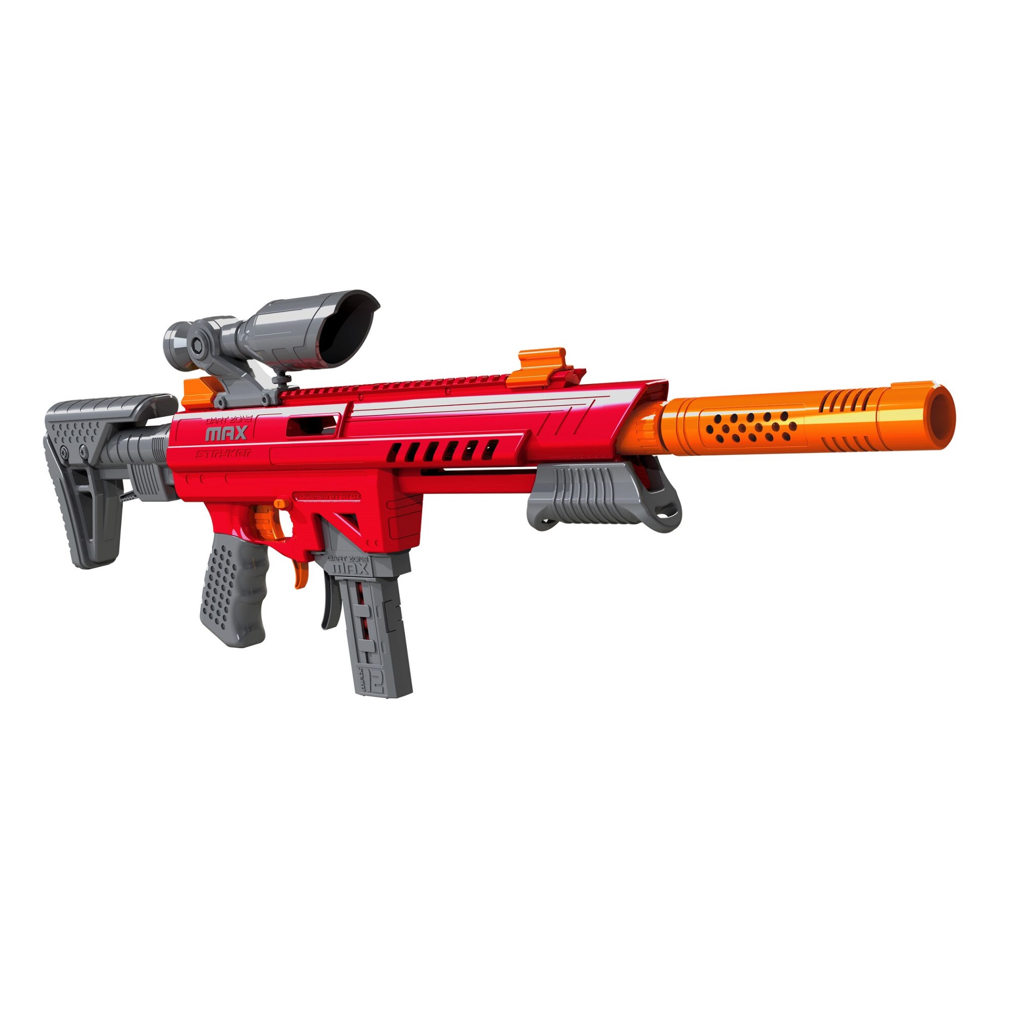 Set pusca/munitie, Dart Zone, Ultimate Dart Blaster, Multicolor, 14 ...