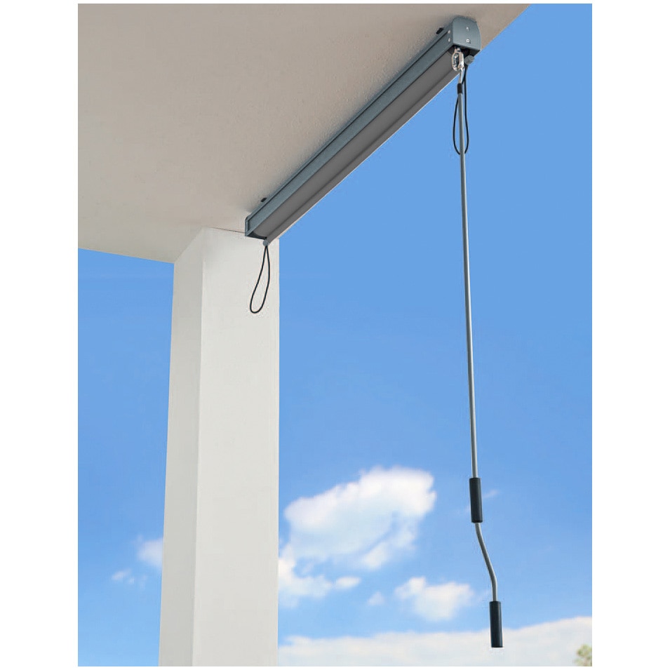 Parasolar terasa Kring Helios, 140x250 cm, culoare gri - eMAG.ro