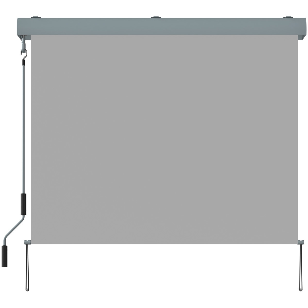 Parasolar terasa Kring Helios, 140x250 cm, culoare gri - eMAG.ro