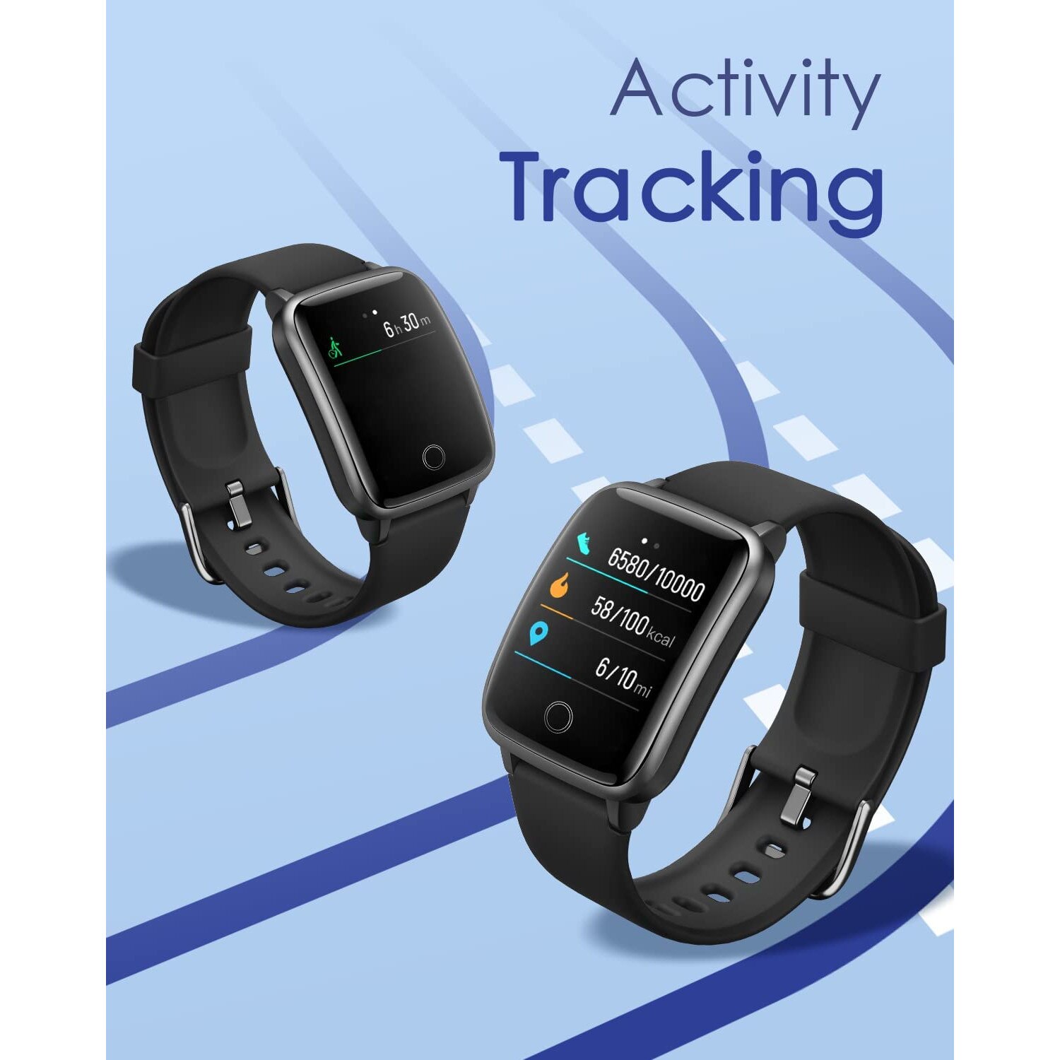 Ceas inteligent Willful Barbati Femei Fitness Tracker Smartwatch pentru ritm cardiac pentru ...