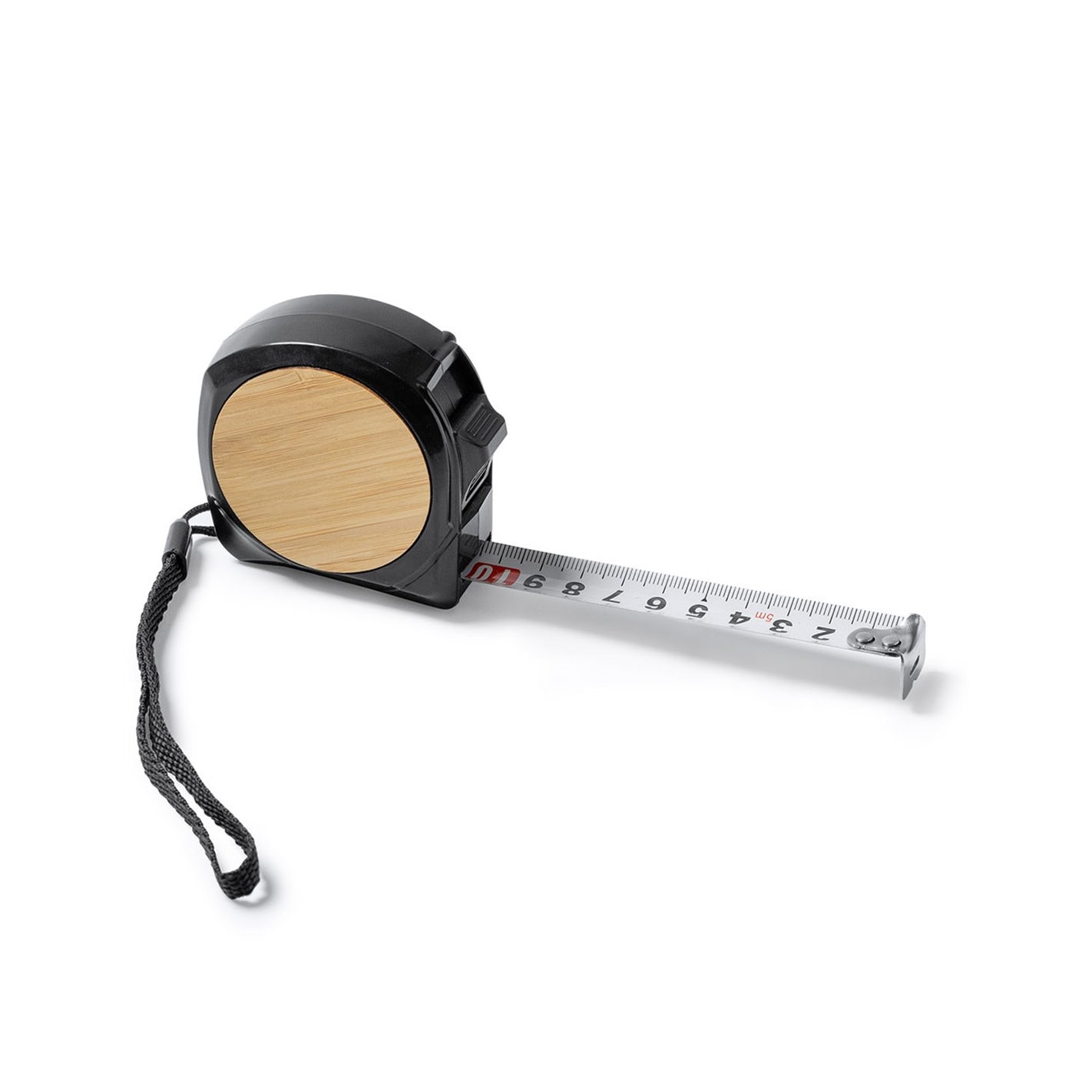 Ruleta cu placuta gravabila 5m, Createur, metal+lemn maro - eMAG.ro