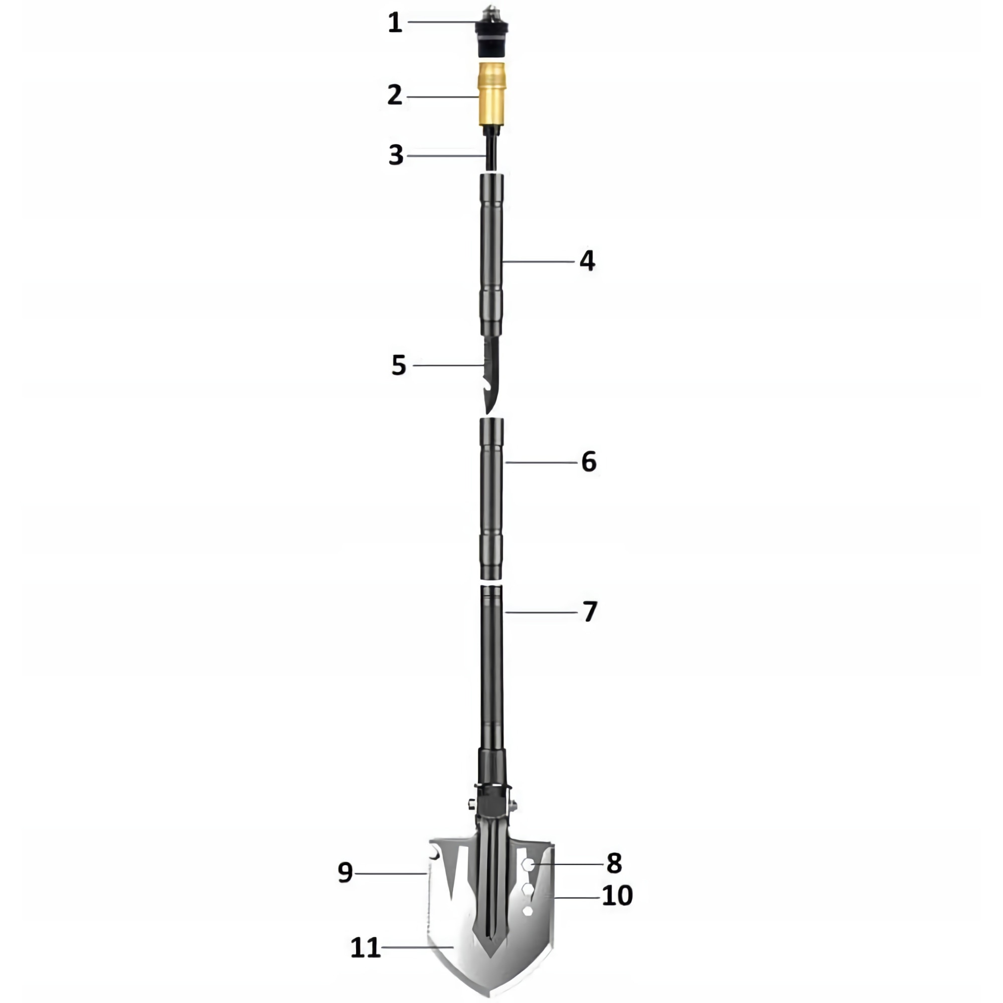 Set de instrumente camping, BSH, 16 in 1 - eMAG.ro