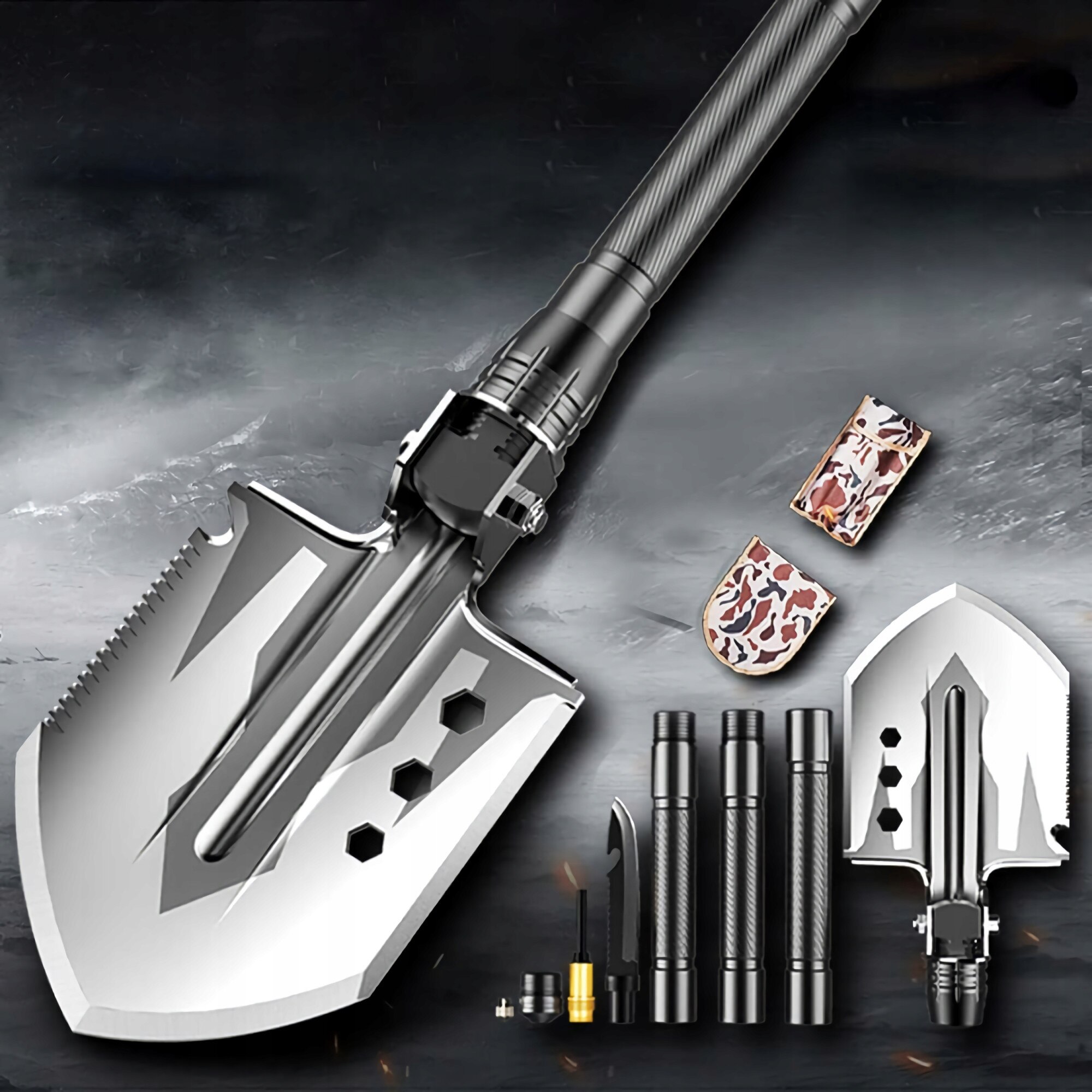 Set de instrumente camping, BSH, 16 in 1 - eMAG.ro