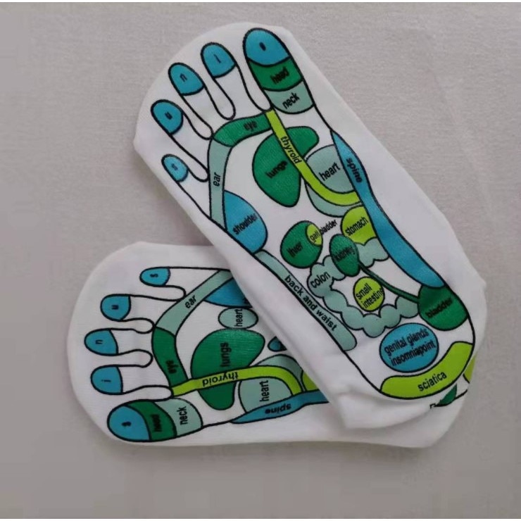 Sosete de reflexoterapie, Sunmostar, Multicolor - eMAG.ro