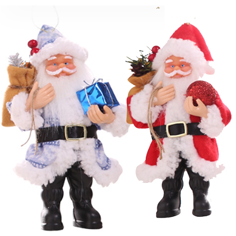 Set 2 ornamente de Craciun, Plastic, Multicolor - eMAG.ro