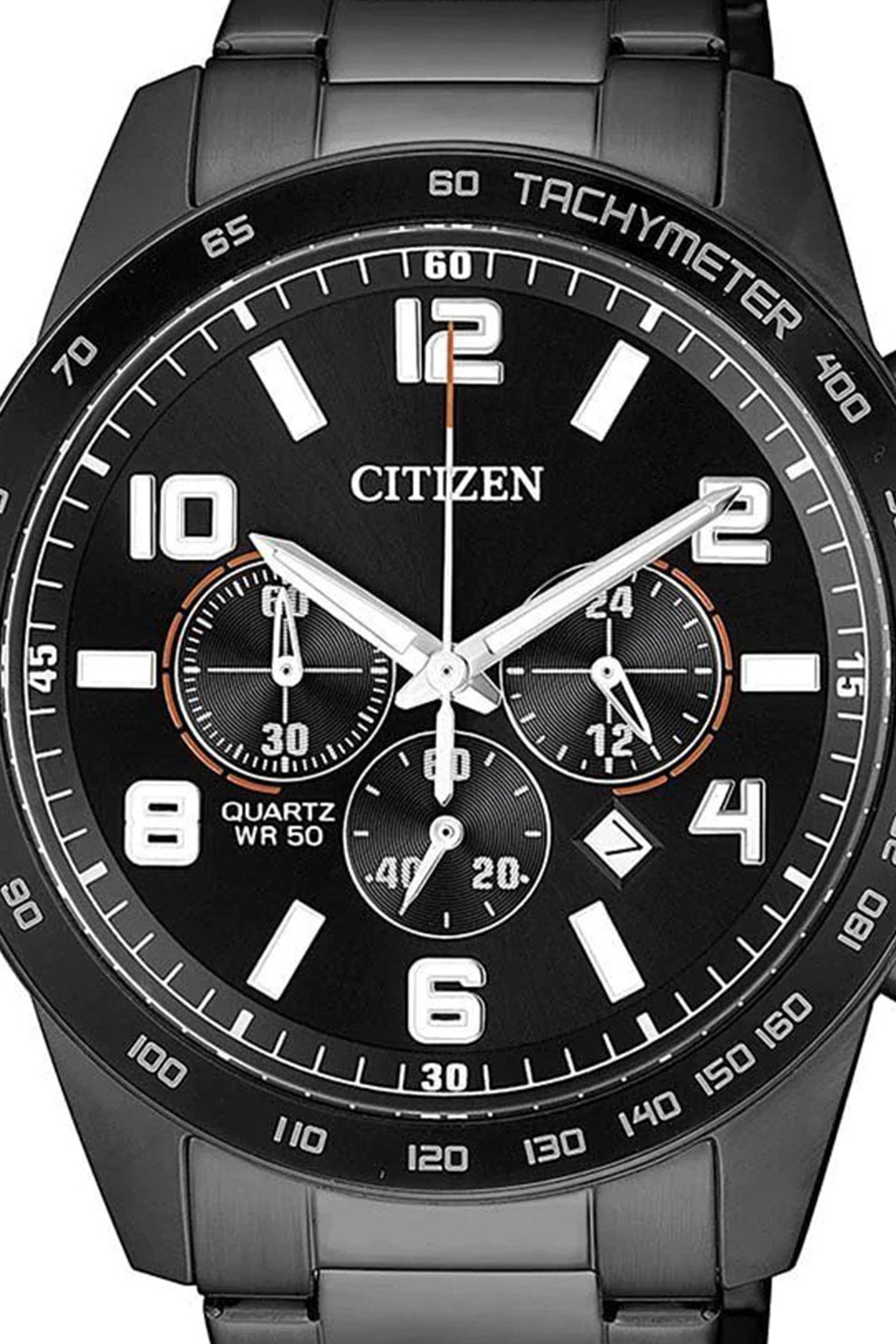 Citizen, Ceas cronograf rotund, Negru - eMAG.ro