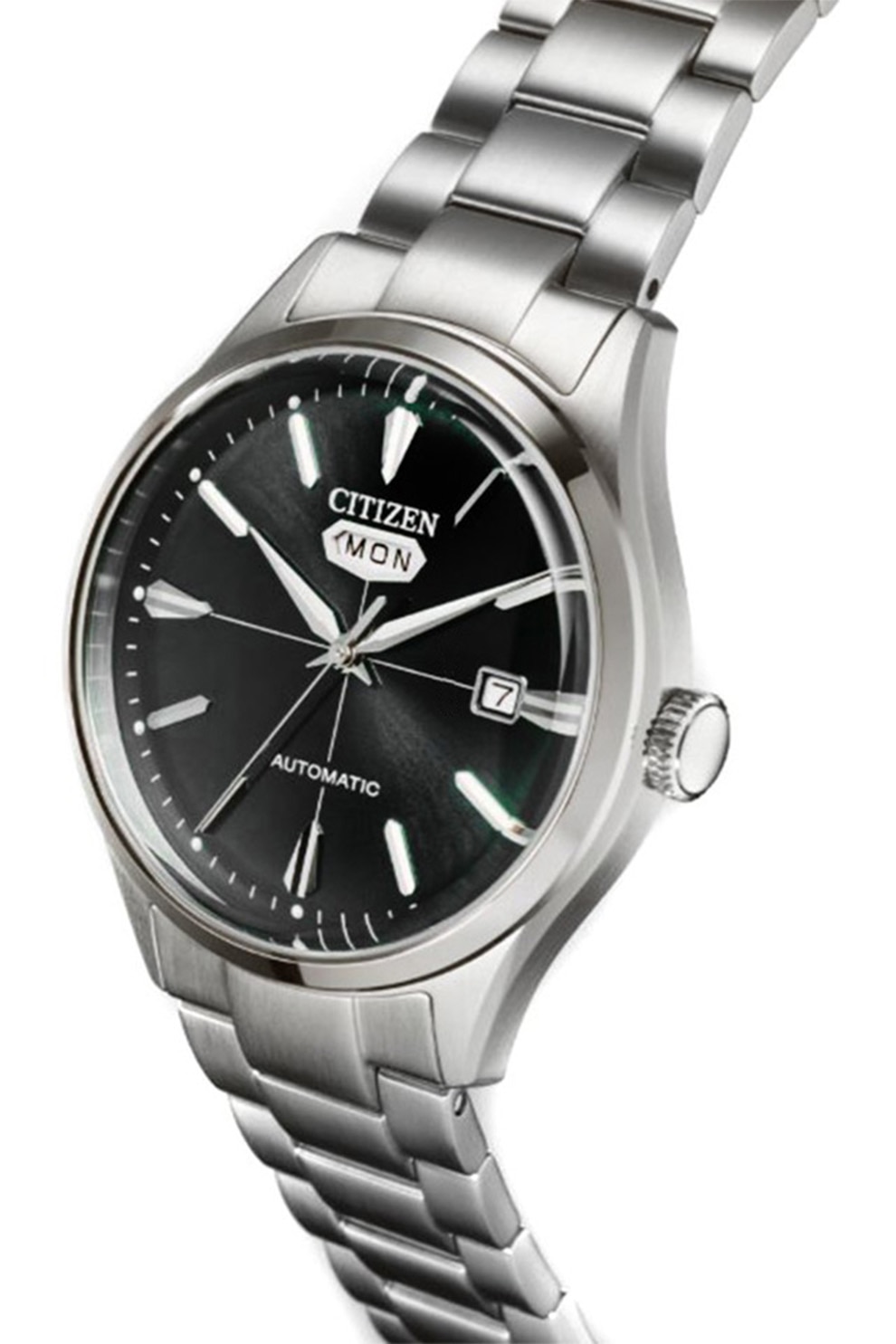 Citizen, Ceas automatic cu bratara metalica, Argintiu - eMAG.ro