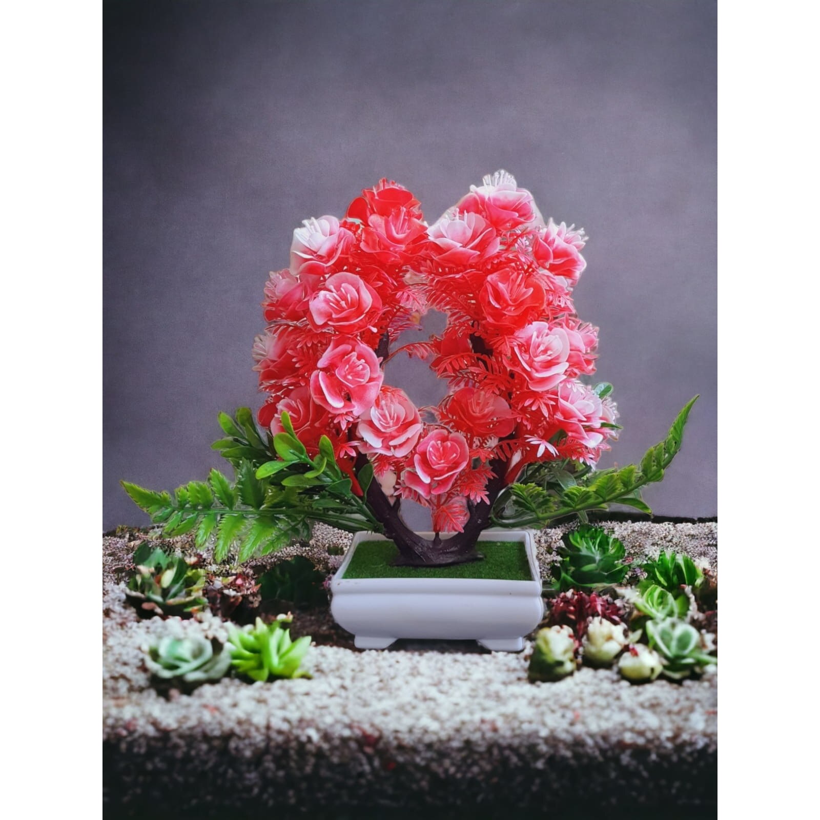 Copacel artificial floral rosu - eMAG.ro