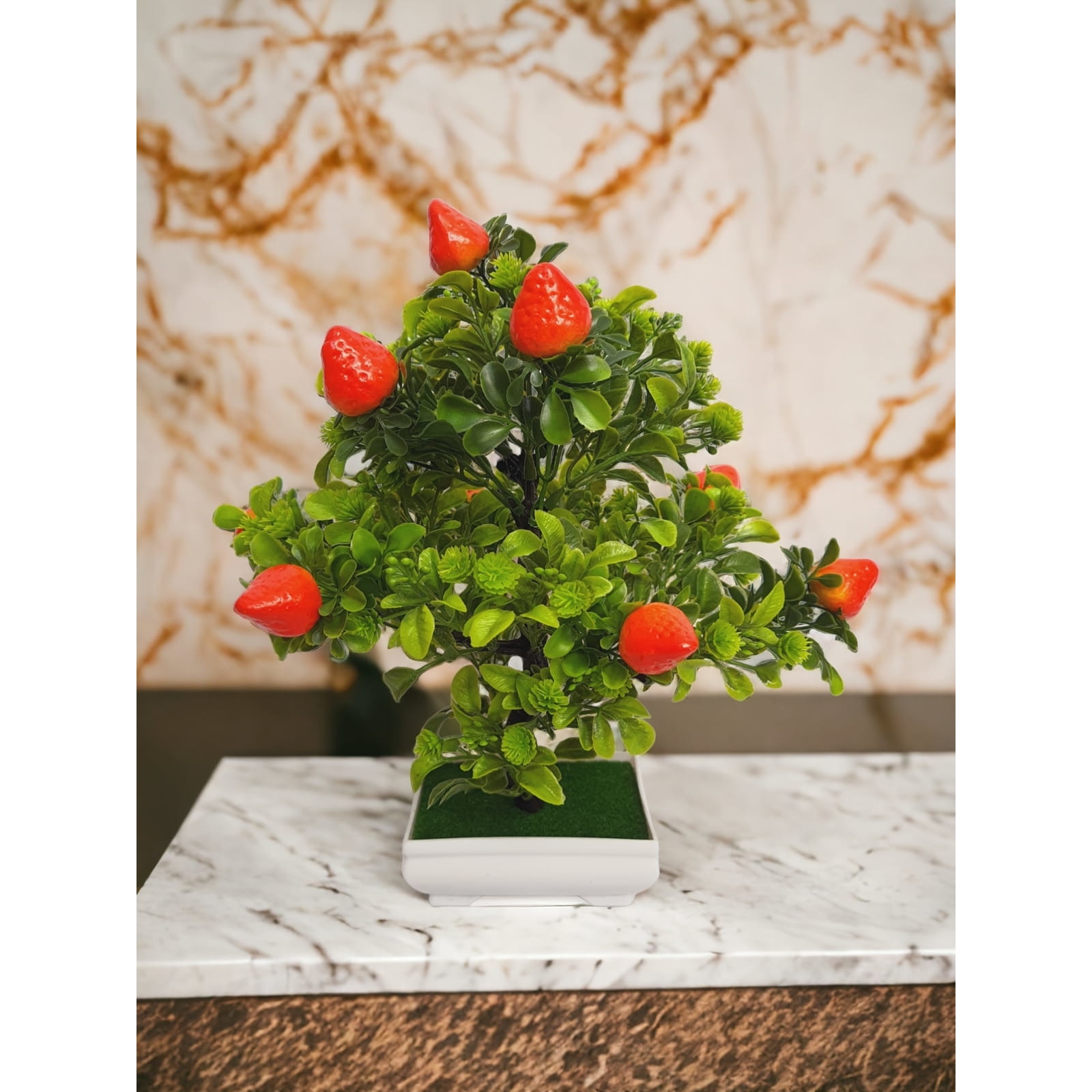 Copacel artificial cu fructe model capsuni - eMAG.ro