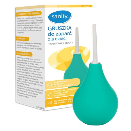 Para pentru constipatie copii, Sanity, 6-12 Luni, Verde - eMAG.ro